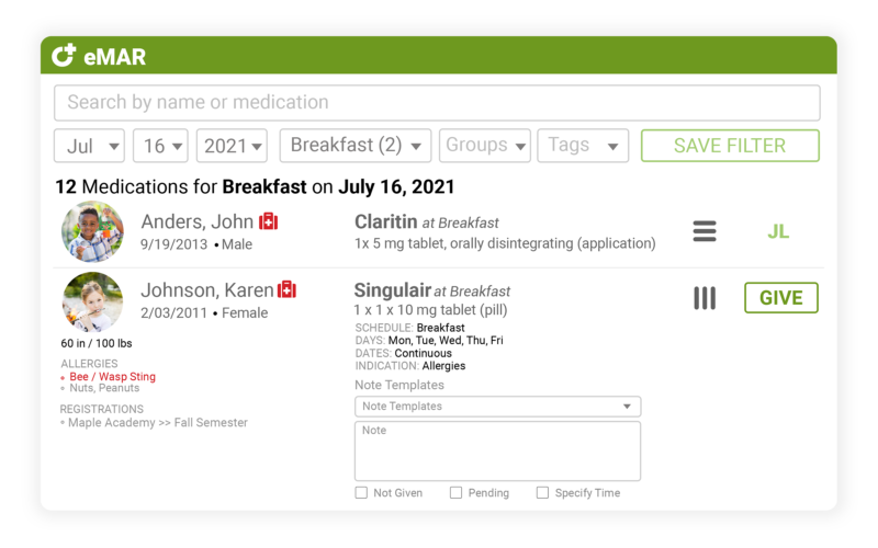 Student Health Records Software | School Nurse EHR Software